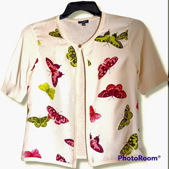 Talbots | Tops | New Talbots 0 Silk Mod Cottagecore Fairycore Shrug ...